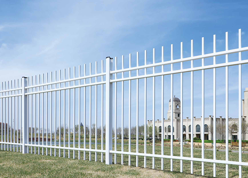 Steel Fence with Alloy Post